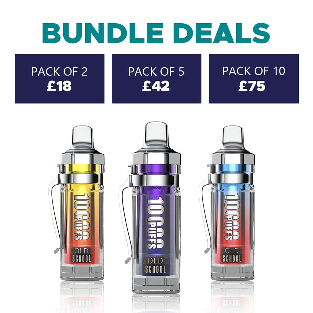 Old School 10000 Puffs Disposable Vape | Starting at £9.75 Only