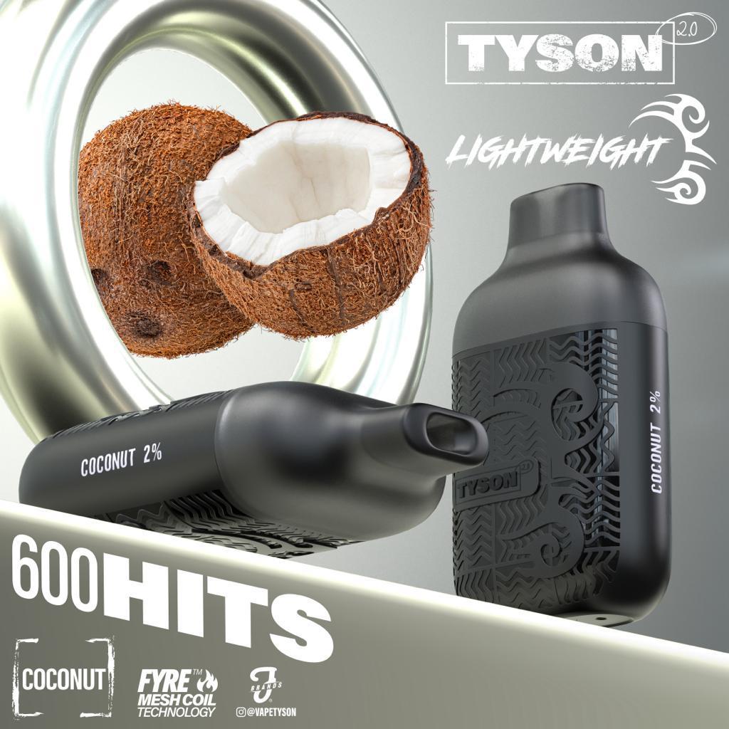 Tyson 2.0 Lightweight 600 Puffs Disposable Vape | 3 for £10.35