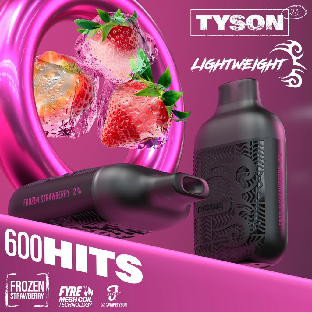 Tyson 2.0 Lightweight 600 Puffs Disposable Vape | 3 for £10.35