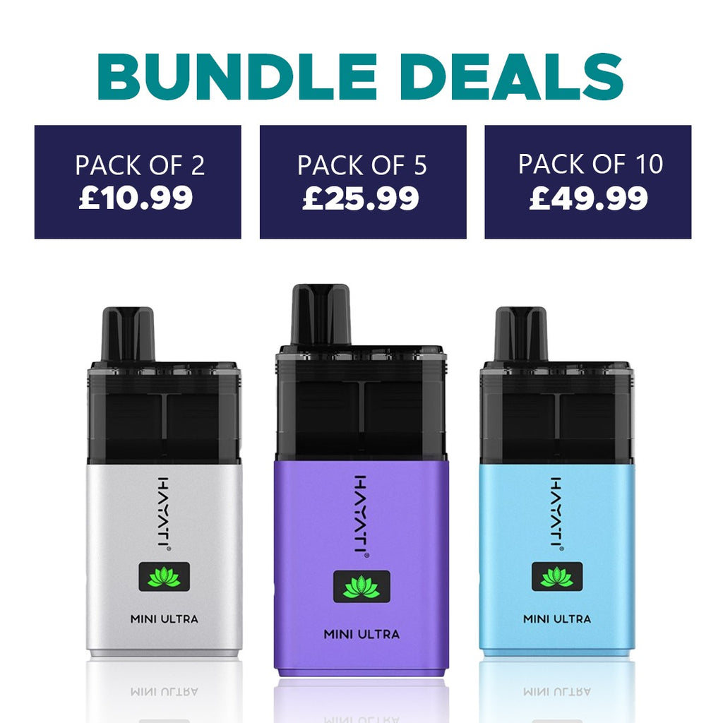 Hayati Mini Ultra 1500 Puffs Disposable Vape £5.99 Only