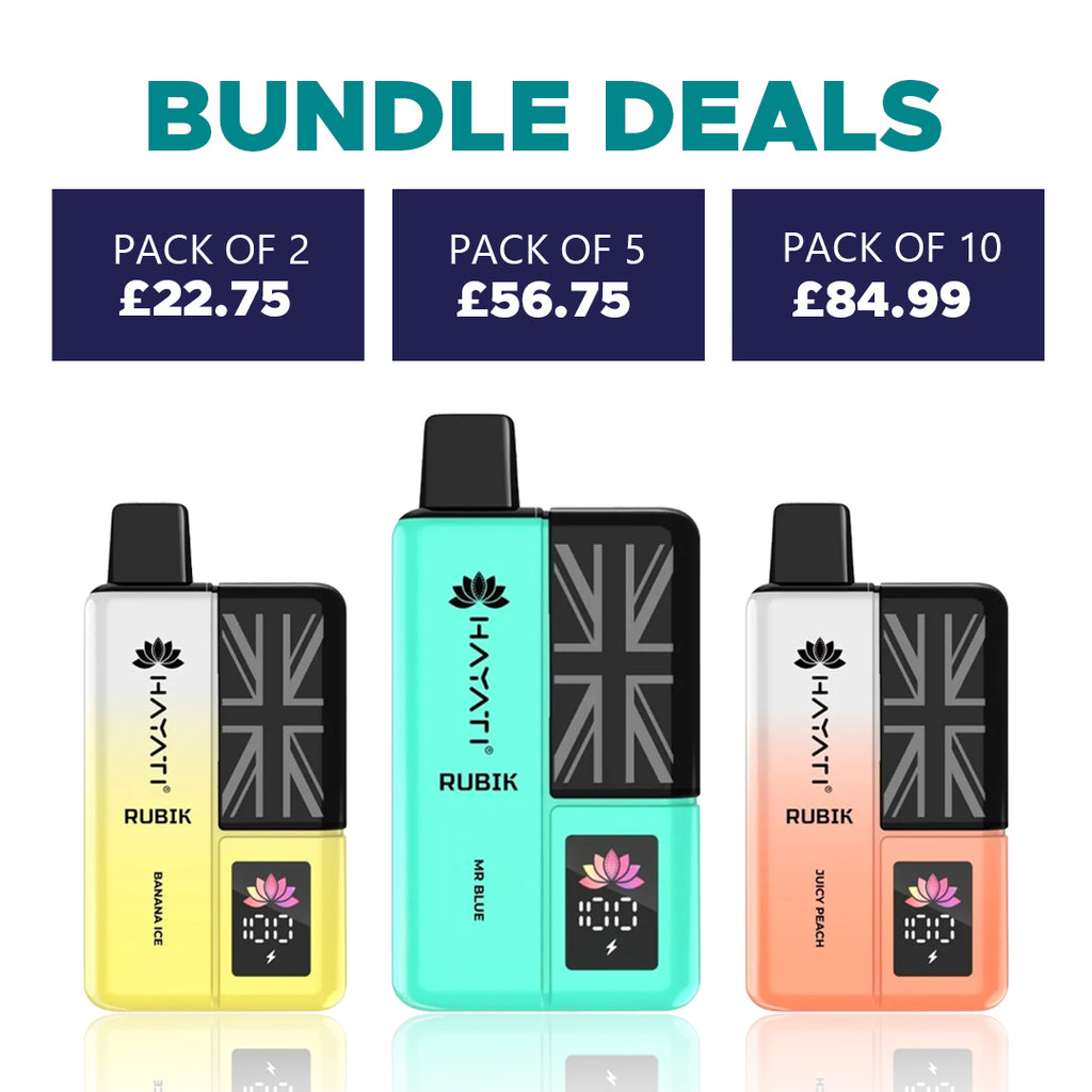 Hayati Rubik 7000 Puffs Prefilled Pod Vape Kit - Lowest Price - Lemon ...