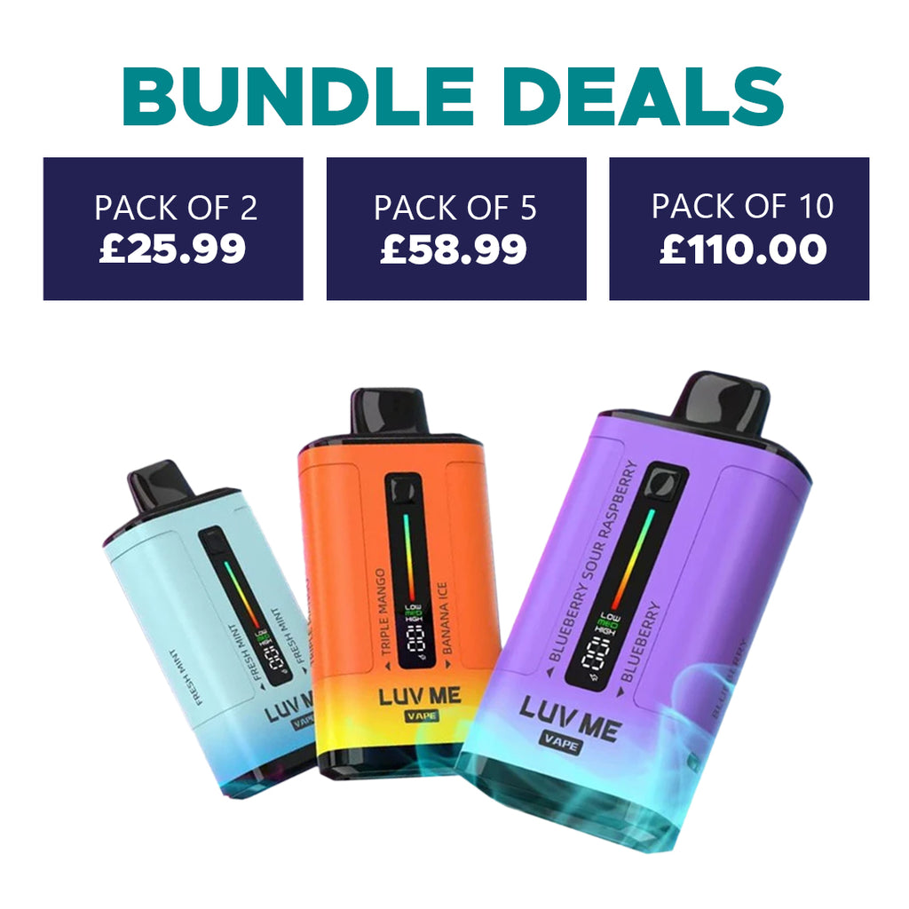 Luv Me 30000, 30k Puffs Prefilled Pod Vape Kit Only £14.49 - Cherry ...